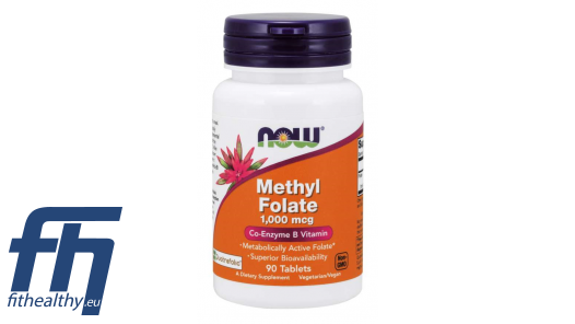Now Foods Methyl Folate 1000 mcg 90 tab | Premium Supplements, Vitamins ...