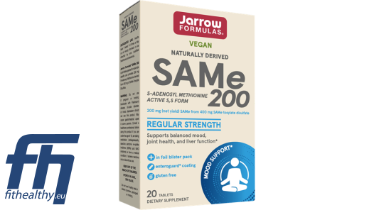 Jarrow Formulas SAMe 200 mg 20 tab | Sports nutrition, food supplements, vitamins