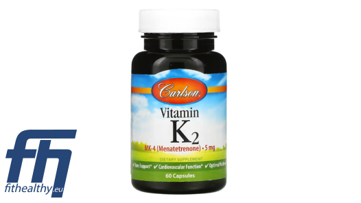 Carlson Labs Vitamin K2 Mk 4 5 Mg 60 Caps Sports Nutrition Food