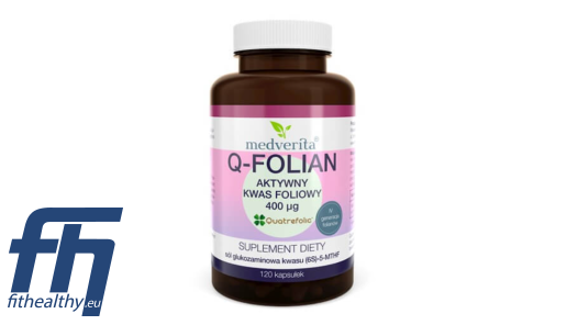 Medverita Q-Folate active folic acid 400 µg 120 caps | Premium ...