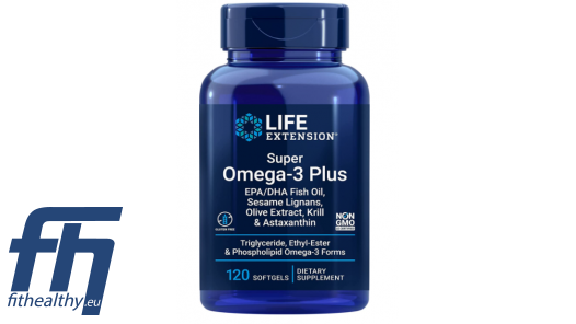 Life Extension Super Omega-3 Plus 120 softgels | Sport Supplements Life Extension Super Omega-3 Plus 120 softgels | Sport Supplements