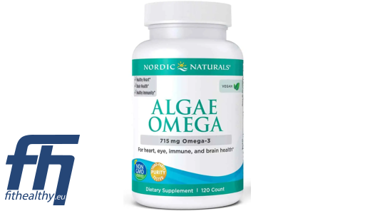 Nordic Naturals Algae Omega 715mg (Omega-3, EPA, DHA) 120 softgels ...