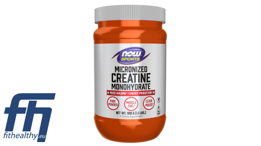 Now Foods Micronized Creatine Monohydrate 500 g | Premium Supplements ...