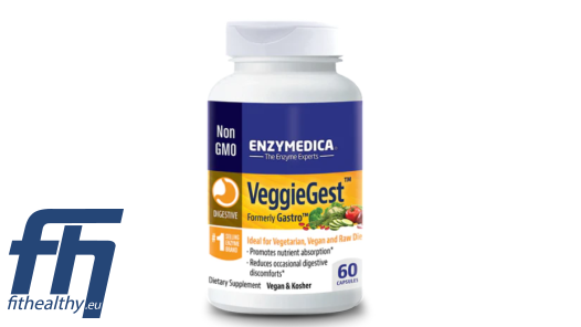 Enzymedica VeggieGest 60 caps | Sports nutrition, food supplements ...
