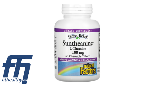 Natural Factors Stress-Relax Suntheanine L-Theanine 100 mg Amino Acids ...