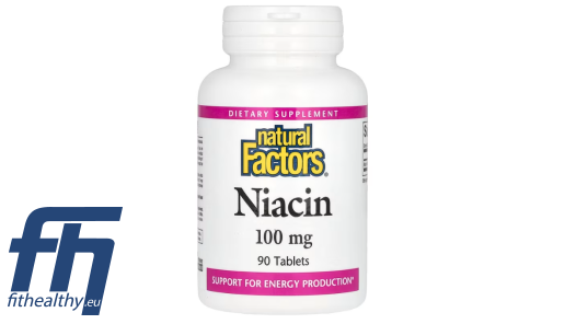 Natural Factors Niacin 100 mg 90 tab | Premium Supplements, Vitamins ...