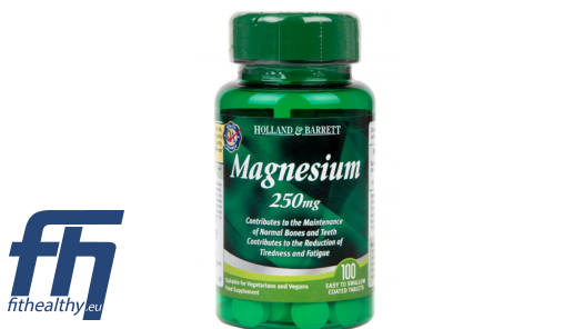 Holland & Barrett Magnesium 250 mg 100 tab | Premium Supplements ...