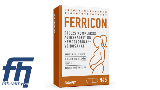 Iconfit Ferricon 45 caps | Sports nutrition, food supplements, vitamins