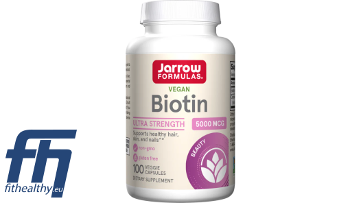 Jarrow Formulas Biotin 5000 mcg 100 caps | Premium Supplements ...