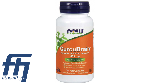 Now Foods CurcuBrain 400 mg 50 vcaps | Premium Supplements, Vitamins ...