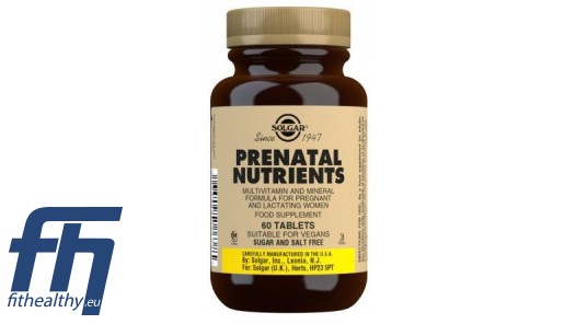 Solgar Prenatal Nutrients 60 tab | Premium Supplements, Vitamins ...