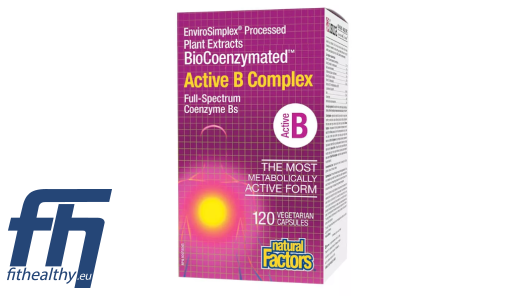 Natural Factors Biocoenzymated Active B Complex 120 vcaps | Premium ...