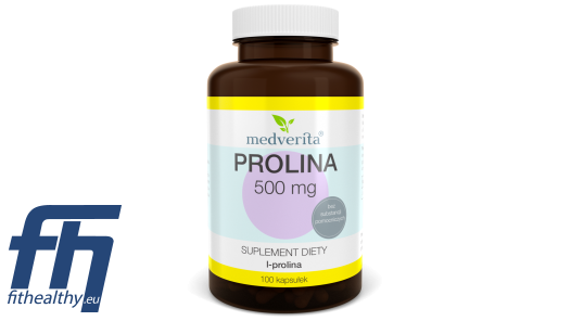Medverita L- Proline 500 mg Amino Acids 100 caps | Premium Supplements ...
