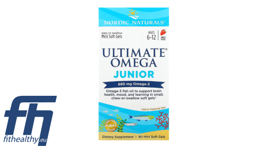 Nordic Naturals Ultimate Omega Junior Strawberry 90 mini softgels | Premium Supplements ...