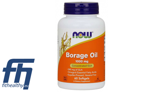 Now Foods Borage Oil 1000 mg 60 softgels | Premium Supplements ...