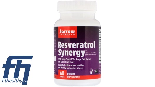 Jarrow Formulas Resveratrol Synergy 200 mg 60 tab | Sports nutrition ...