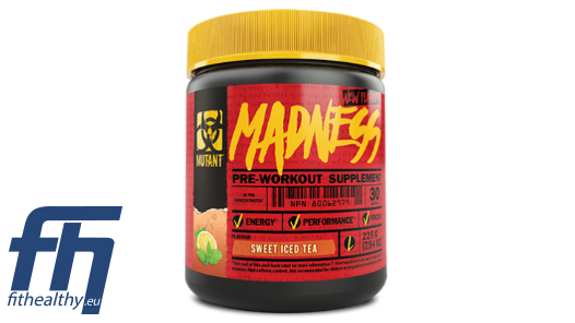 Mutant Madness Nitric Oxide Boosters Pre Workout & Energy 225 g | Sport ...