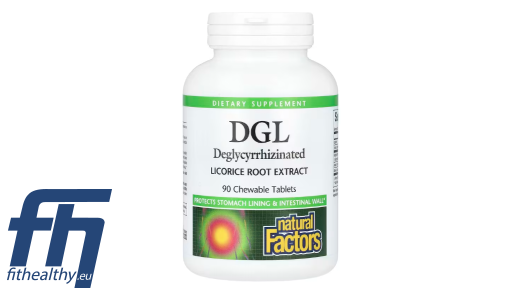 Natural Factors Deglycyrrhizinated Licorice Root Extract 400 mg 90 ...