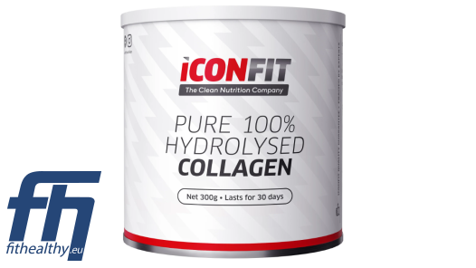 Iconfit Hydrolysed Collagen with C vitamin 300 g | Premium Supplements ...