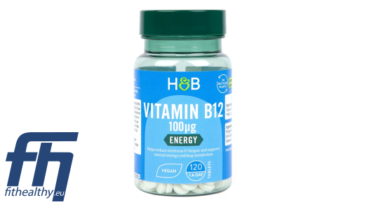 Holland & Barrett Vitamin B12 100 mcg 120 tab | Premium Supplements ...