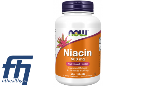 Now Foods Niacin 500 mg Sustained Release 250 tab | Sport Supplements