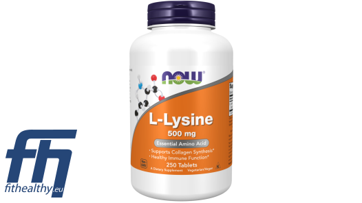 Now Foods L-Lysine 500 mg Amino Acids 250 tab | Sport Supplements