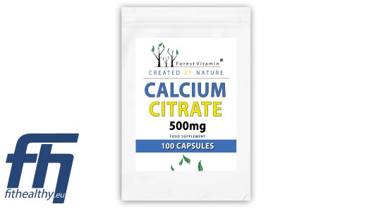 Forest Vitamin Calcium Citrate 500 mg 100 caps | Premium Supplements ...