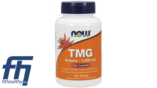 Now Foods TMG Betaine 1000 mg Amino Acids 100 tab | Sports nutrition ...