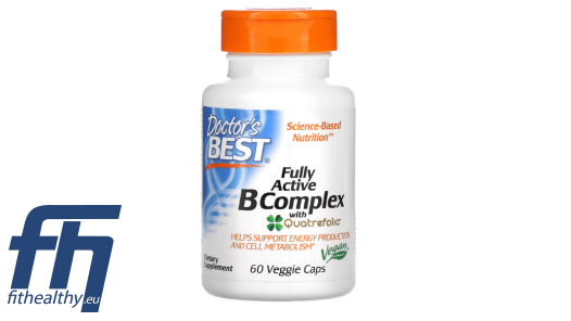 Doctor's Best Fully Active B Complex with Quatrefolic 60 vcaps | Sports ...