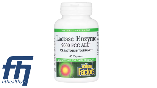 Natural Factors Lactase Enzyme 300 mg 60 caps | Premium Supplements ...