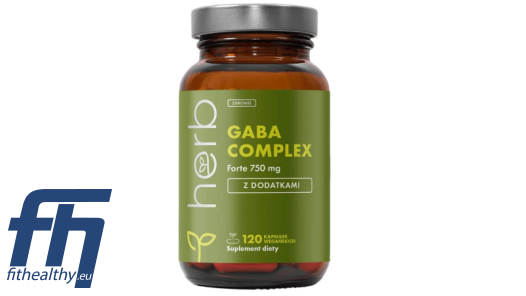 HERB GABA Complex Forte 750 mg 120 caps | Premium Uztura Bagātinātāji ...
