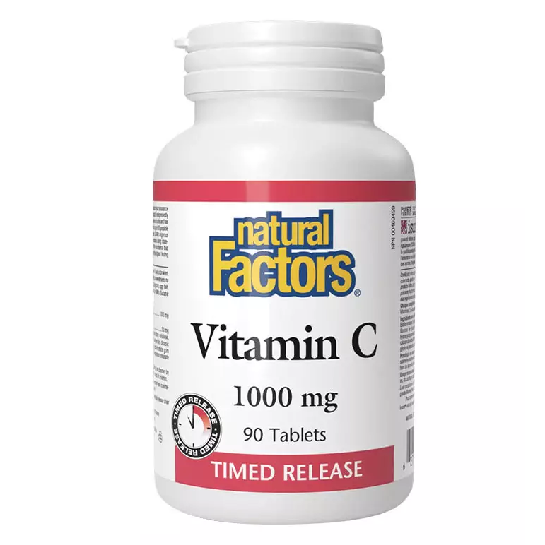 Natural Factors Vitamin C Time Release 1000 mg 90 tab | Premium ...