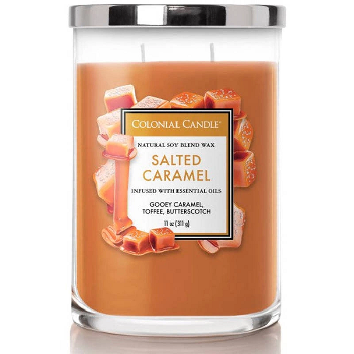 Colonial-Candle® Scented Candle Salted Caramel 311 g | Sports nutrition ...