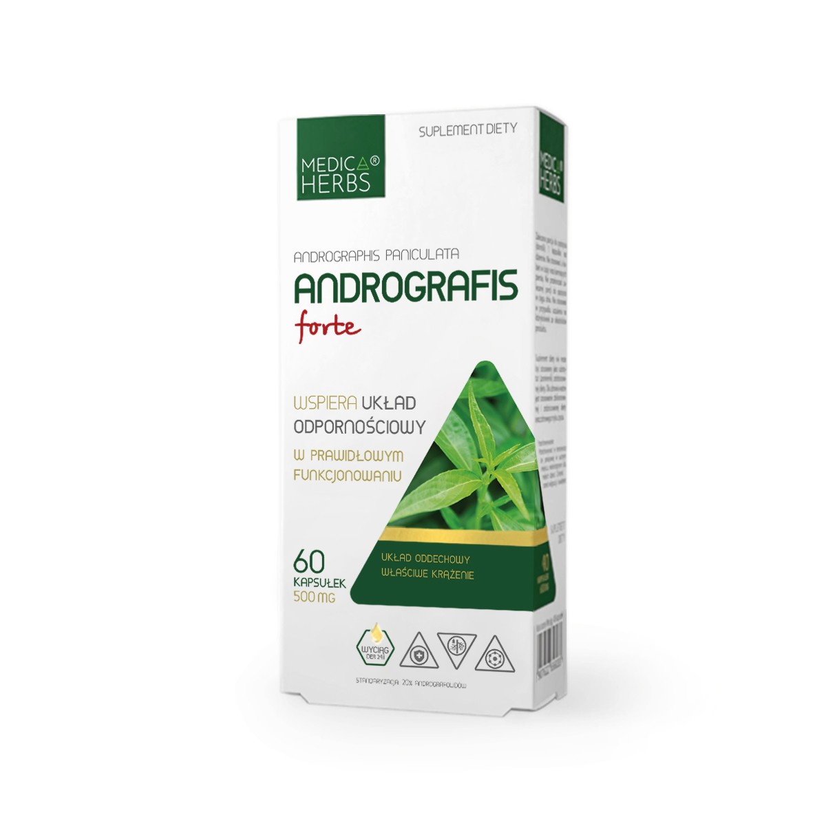 Medica Herbs Andrographis Forte 500 mg 60 caps | Premium Supplements ...